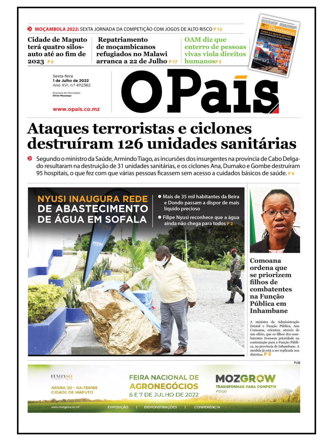 Deslocados de Cabo Delgado procuram refúgio em Inhambane - O País - A ...